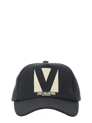 Valentino Garavani Chez Valentine Baseball Hat - Black