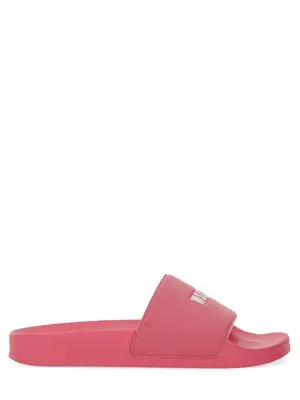 Msgm Logo Sandals For Women