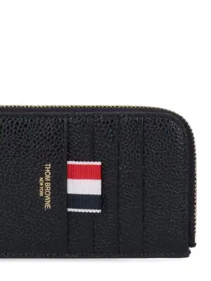 Thom Browne Zipped Logo Wallet