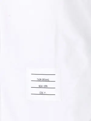 Thom Browne Tricolor Detail Shirt - White