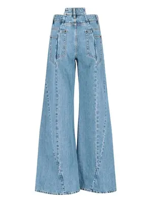 MAISON MARGIELA Décortiqué Wide Leg Jeans