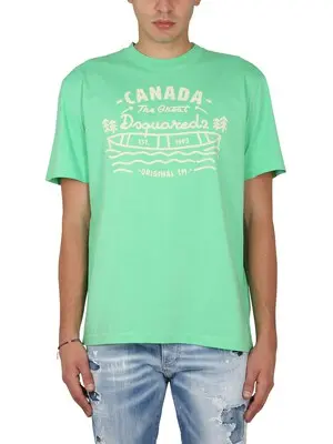 Dsquared2 Logo Print T-shirt - Green