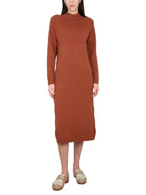 ALYSI Knit Midi Dress - Multicolour