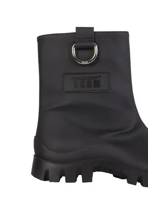 MSGM Ankle Rain Boots - Black