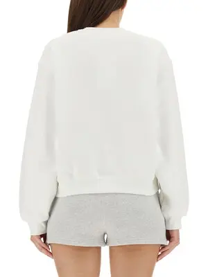 Alexander Wang Essential Oversized Sweatshirt - White