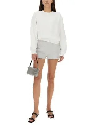 Alexander Wang Essential Oversized Sweatshirt - White