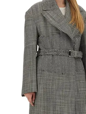 TOM FORD Wool Patchwork Overcoat
