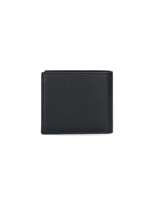 Miu Miu Bi-fold Logo Wallet - Black