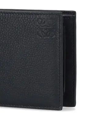 Miu Miu Bi-fold Logo Wallet - Black
