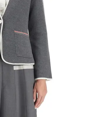 Thom Browne Single-breasted Jacket - Grey