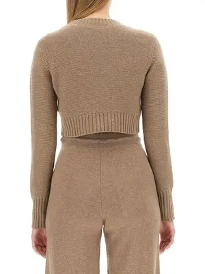 Max Mara Cropped Cashmere Shirt