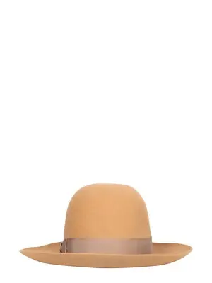 Borsalino Eleonora Wide Brim Hat - Brown