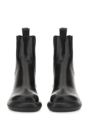 JIL SANDER Leather Chelsea Boots