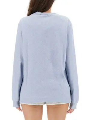 Alexander Wang Sweatshirt With Logo - Azure