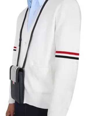 Thom Browne V-neck Cardigan - White