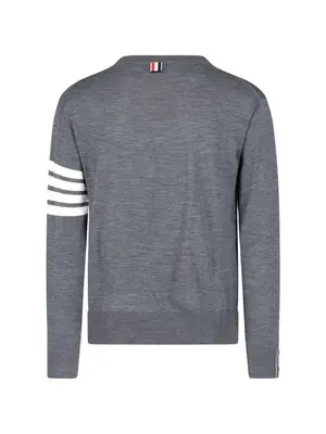 Thom Browne 4-bar Sweater - Gray