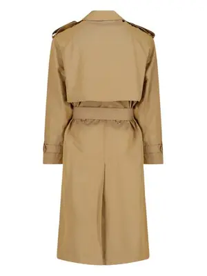 Burberry Double-breasted Trench Coat - Brown