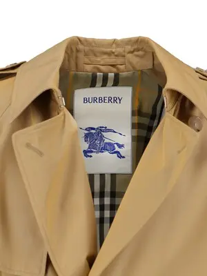 Burberry Double-breasted Trench Coat - Brown