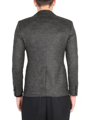 TONELLO Single-breasted Jacket - Grey