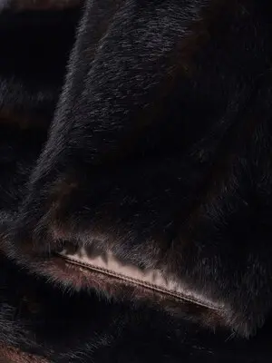 MAISON MARGIELA Faux Fur Coat