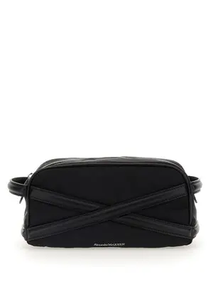 Alexander McQueen Beauty Case With Logo - Black