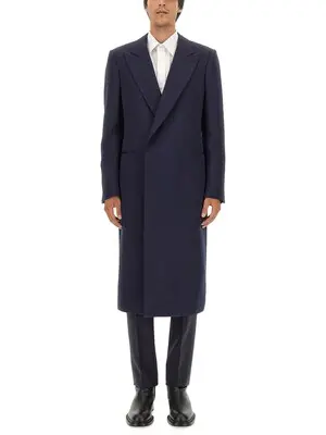Alexander Mcqueen Collared Coats For Men
