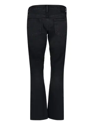 TOM FORD Logo Straight Leg Jeans - Black