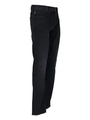 TOM FORD Logo Straight Leg Jeans - Black