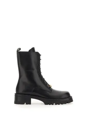 Versace Jeans Couture Lace Up Boots For Women
