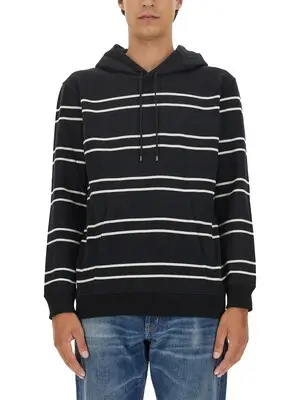 Saint Laurent Striped Hoodie
