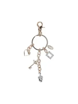 VIVIENNE WESTWOOD Rhinestone Keyring - Gold