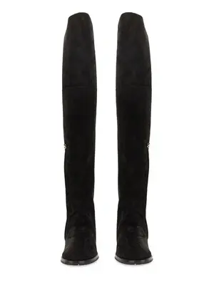 MAISON SKORPIOS Stefania Over-the-knee Boots - Black