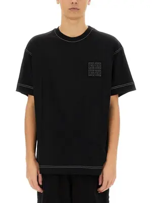 Givenchy T-shirt With Logo - Black