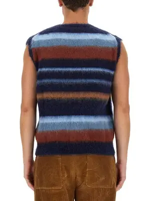 Etro Striped Vest - Blue