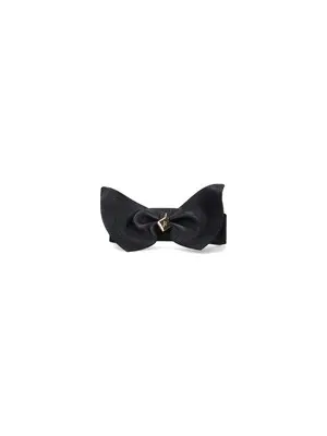 FERRAGAMO Bow Clasp Black