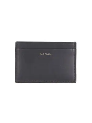Paul Smith Leather Card Holder - Black
