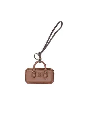 Miu Miu Arcadie Keychain Trick - Brown