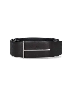 Balenciaga Logo Belt - Brown