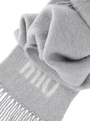 AND WANDER Logo Scarf - Gray