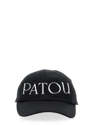Patou Logo Baseball Cap - Black