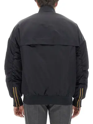 K-WAY Oversized Bomber Jacket - Black