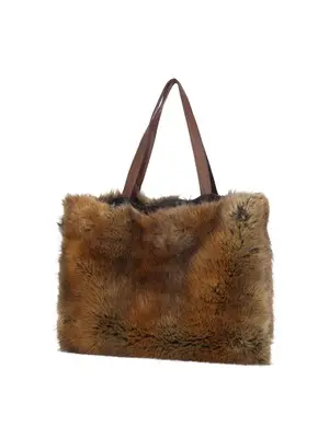 NICCOLO PASQUALETTI Faux Fur Tote Bag