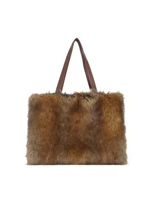 NICCOLO PASQUALETTI Faux Fur Tote Bag