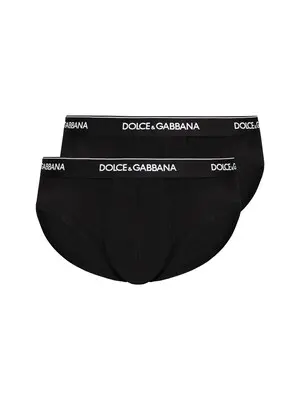 Dolce & Gabbana Bi-pack Briefs "brando - Black
