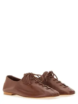 Hereu Plegada Lace-up Flats