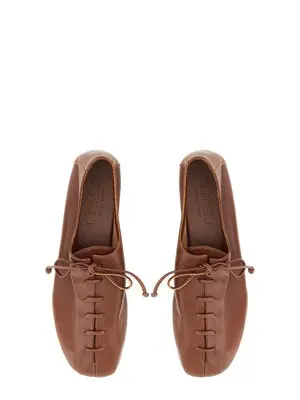 Hereu Plegada Lace-up Flats