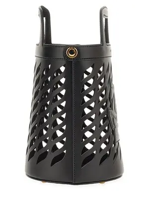 Etro Leather Bucket Bag - Black