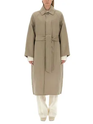Ami Belted Wool-cashmere Coat