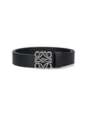 Loewe Anagram Belt - Black