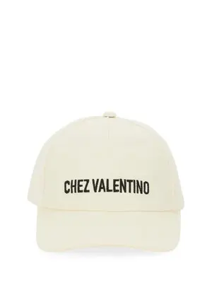 Valentino Garavani Embroidered Baseball Cap - Ivory